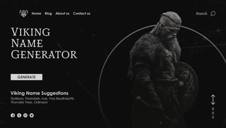 Viking Name Generator: Unleash Your Inner Norse Warrior 🛡️ - Names ...